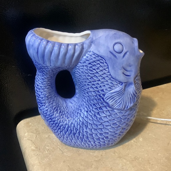 style eyes | Accents | Blue Style Eyes Fish Ceramic Watering Pitcher ...